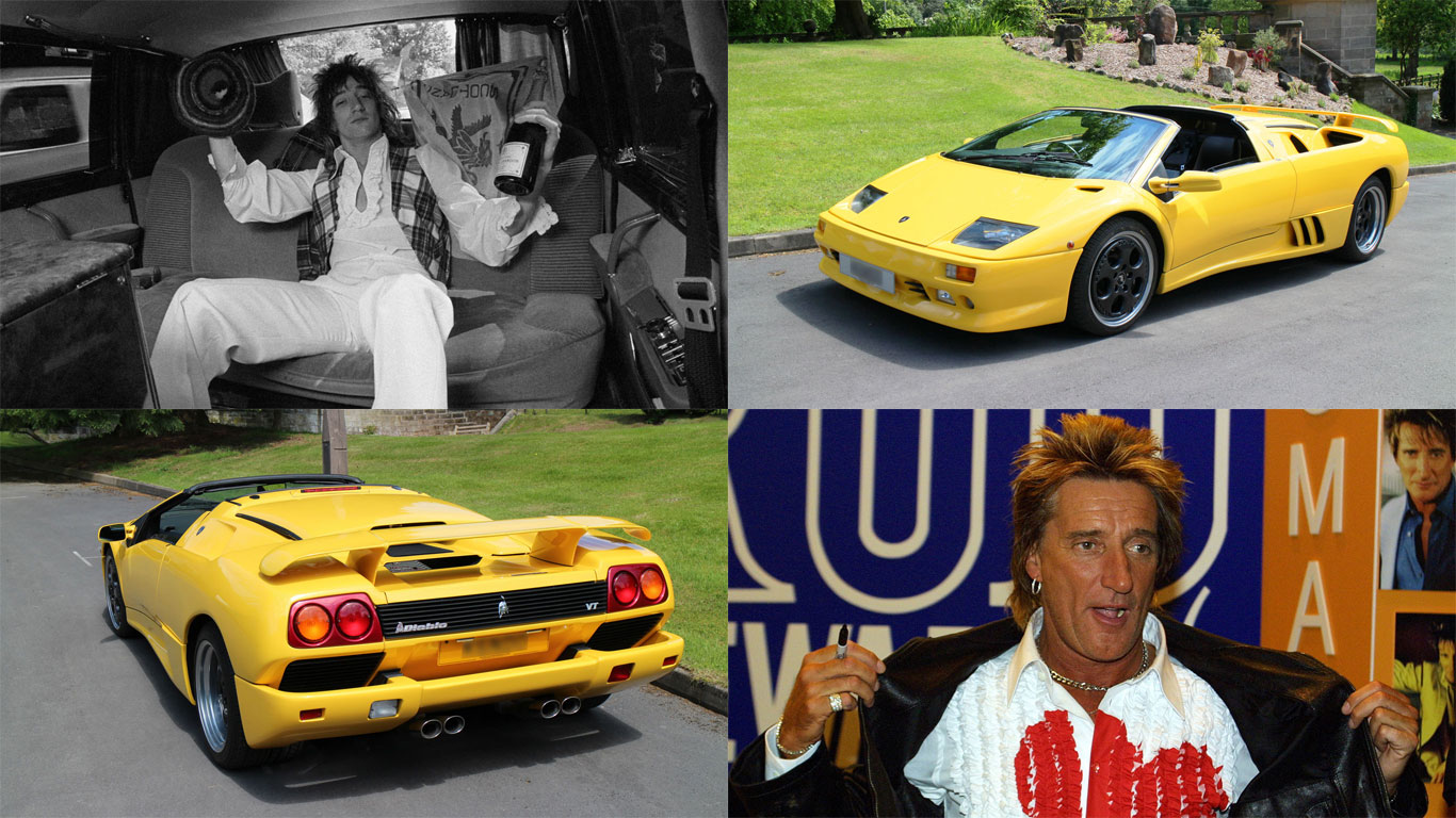 The story of Rod Stewart’s special Lamborghini Diablo - Retro Motor