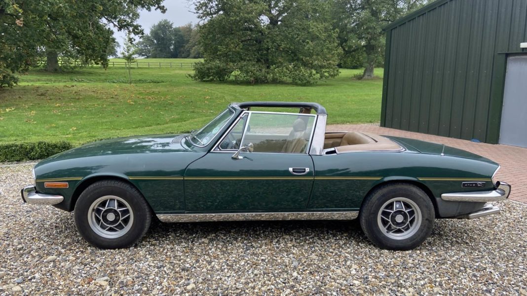 Triumph Stag driven by Dennis Waterman heads to auction