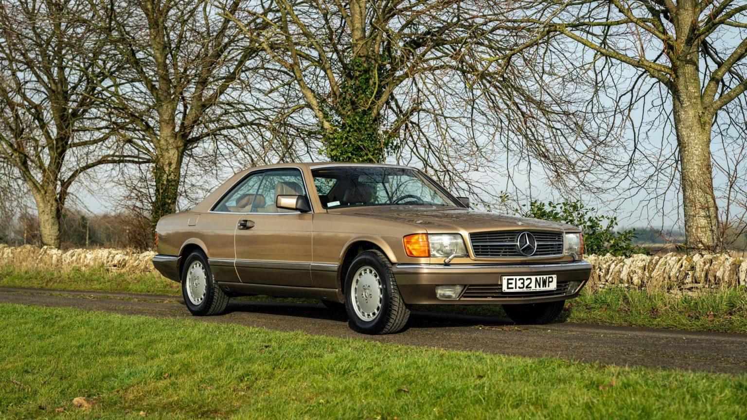 For sale: Mercedes-Benz 560 SEC with two celebrity owners